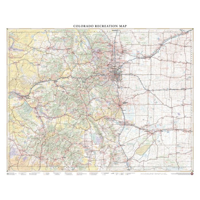 Colorado Map Mountain Ranges Colorado's Reintroduced Wolves Tour New