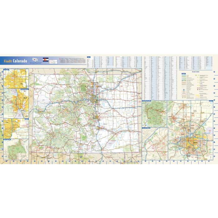 Colorado State Wall Map | Stanfords