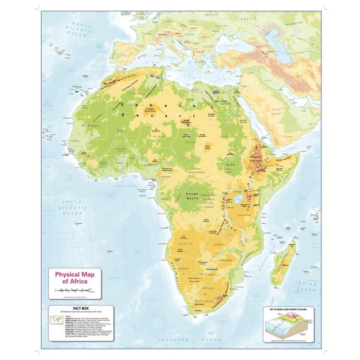 Physiographic Map Of Africa Lesson 1: Africa In Context