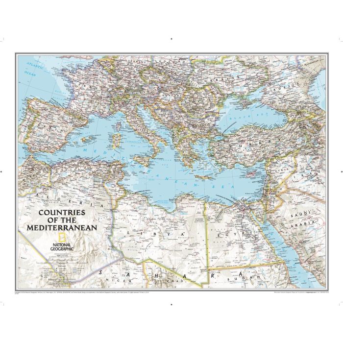 Countries of the Mediterranean Classic | Stanfords