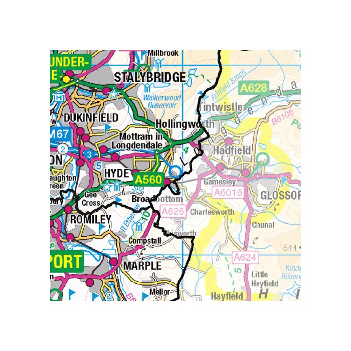 Cheshire County Map