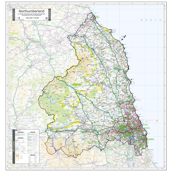 Northumberland County Map Northumberland County Map. Divisions