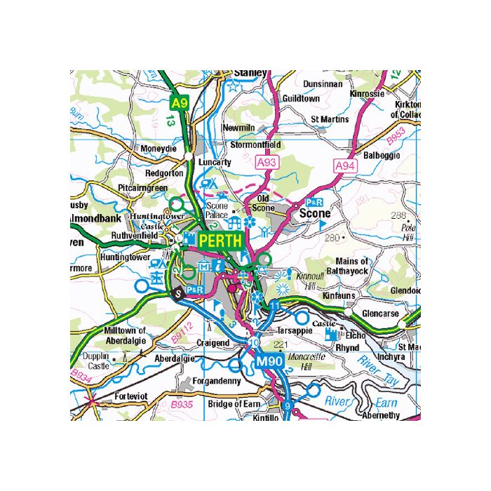 Perth Scotland Map Purchase
