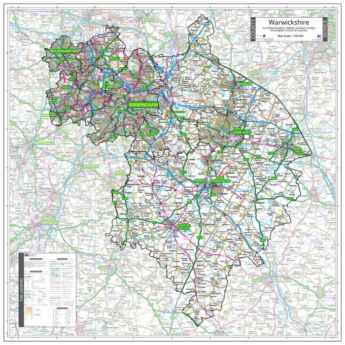 Map West Midlands