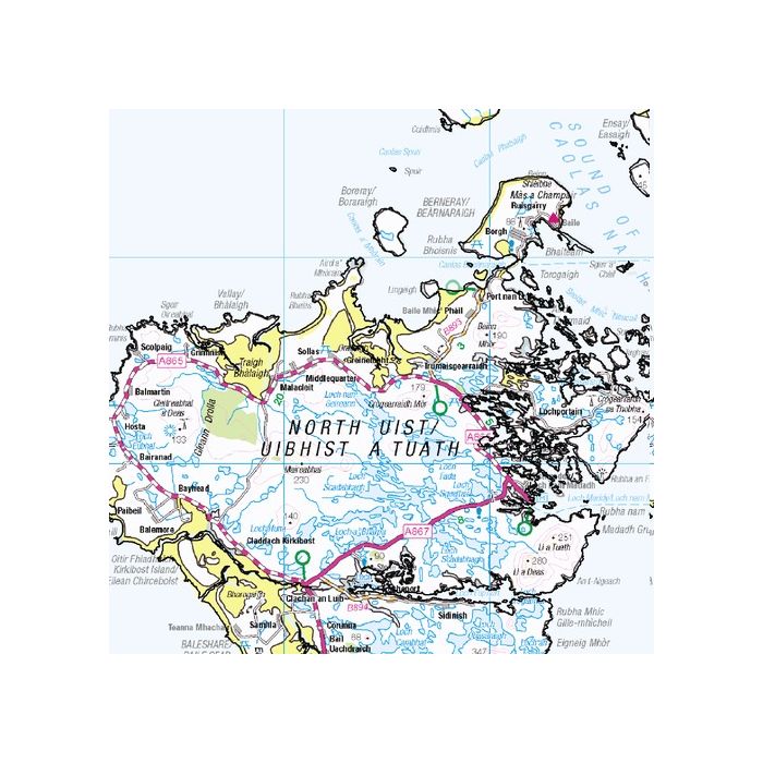 Western Isles Scotland Map