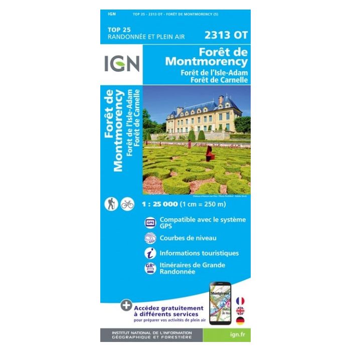 Foret de Montmorency - Foret de l'Isle-Adam - Foret de Carnelle IGN ...