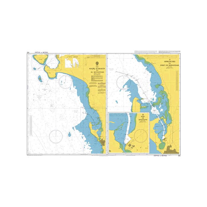 Admiralty Chart 542 - Madiq Kamaran to Al Hudaydah | Stanfords