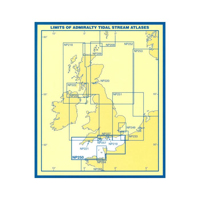 NP250 Tidal Stream Atlas English Channel | Stanfords