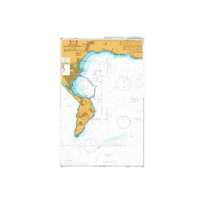 Admiralty Chart 2255 - Approaches to Portland and Weymouth | Stanfords