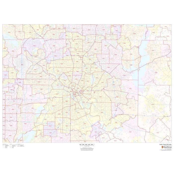 Dallas, Texas ZIP Codes | Stanfords