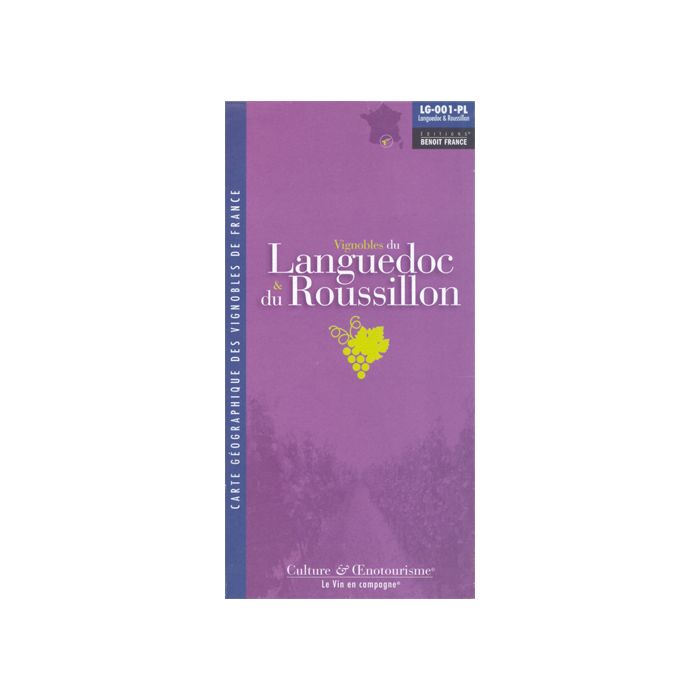 Languedoc and Roussillon Wine Map | Stanfords