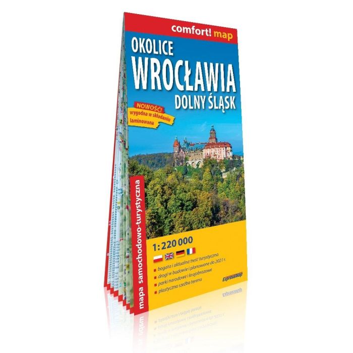 Wroclaw Environs - Lower Silesia ExpressMap Tourist Map | Stanfords