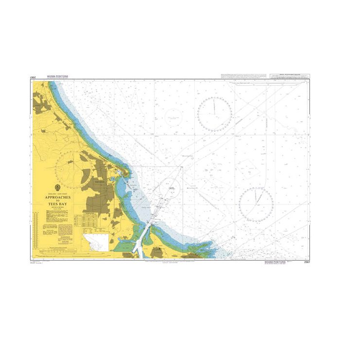 Admiralty Chart 2567 - Approaches to Tees Bay | Stanfords