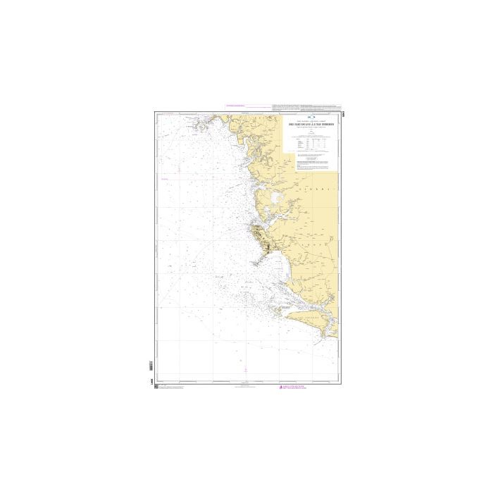 SHOM Chart 5941 - Des îles de Los à l’île Sherbro | Stanfords