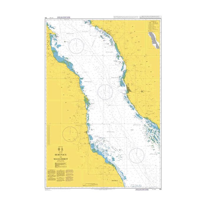 Admiralty Chart 158 - Red Sea, Berenice to Masamirit | Stanfords