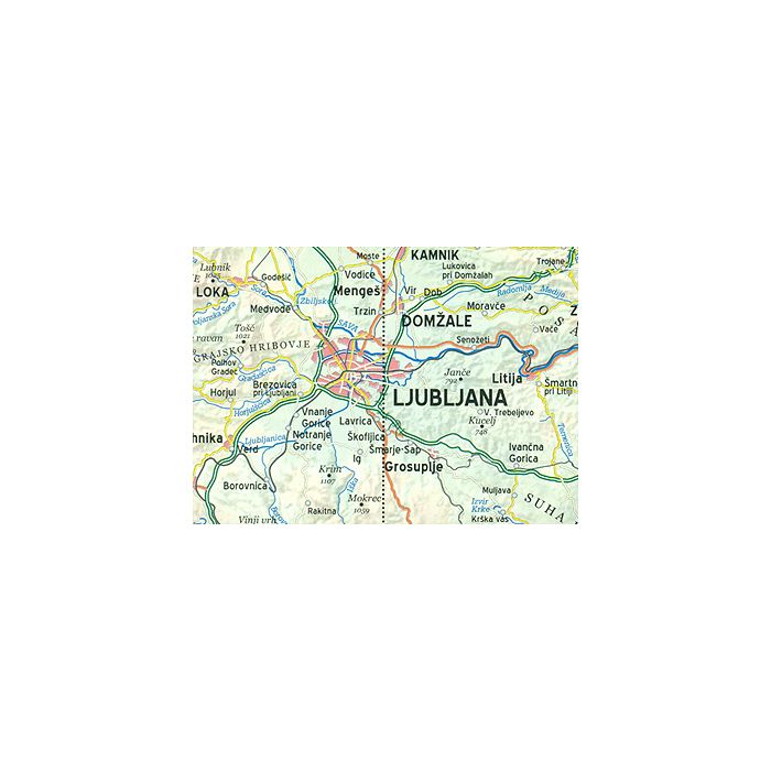 Ljubljana and Environs Kartografija Tourist Map-Guide Set | Stanfords