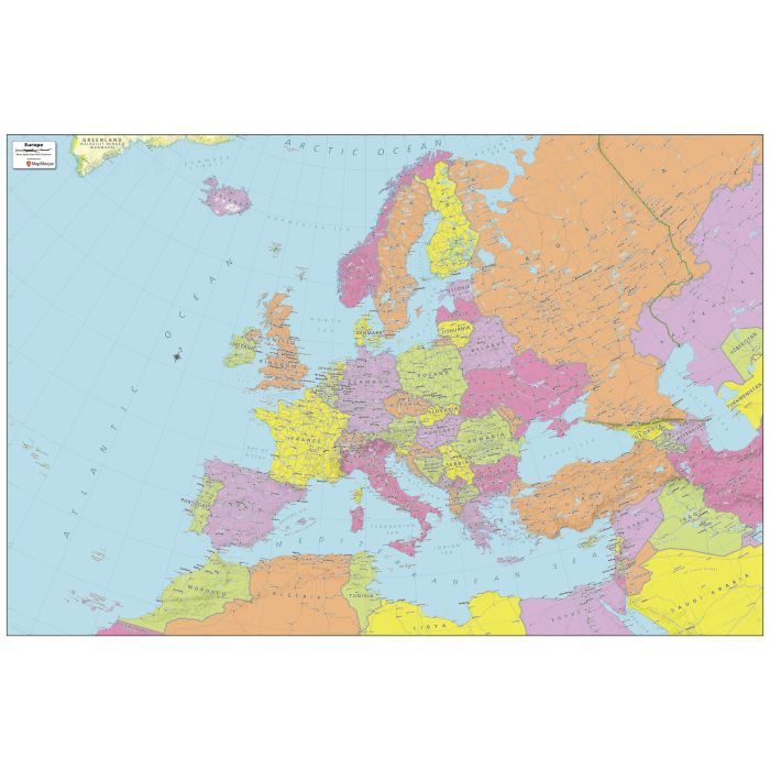 Europe Political Map - Extra Large | Stanfords