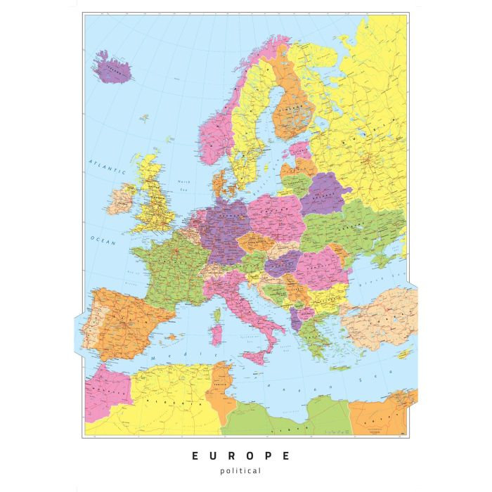 Europe Political Map 2019