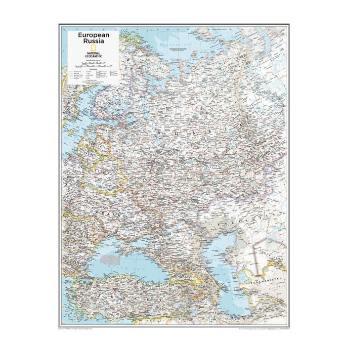 European Russia - Atlas of the World, 10th Edition | Stanfords