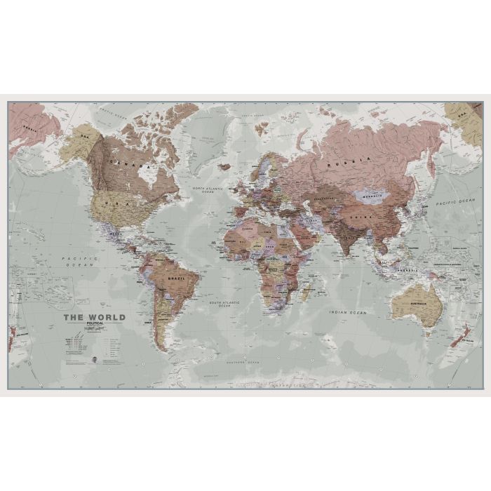 Executive World Wall Map | Stanfords