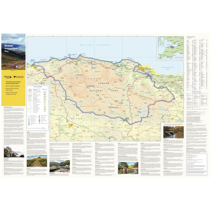 Exmoor National Park Map | Stanfords