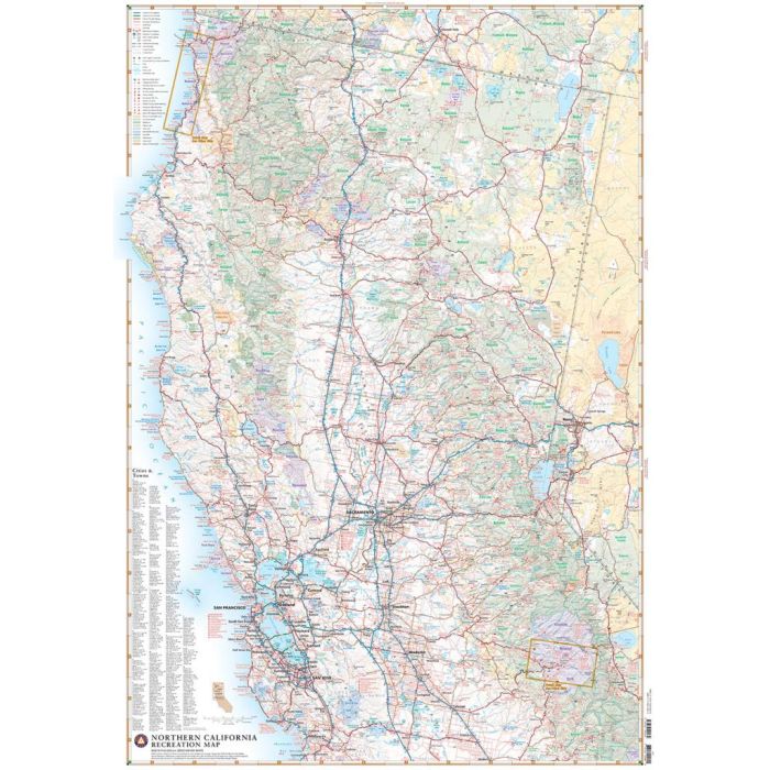 A Map Of Northern California