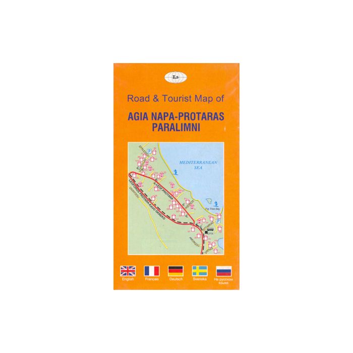 Agia Napa, Protaras, Paralimni Pocket Map | Stanfords