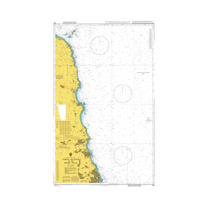 Admiralty Chart 156 - Farne Islands to the River Tyne | Stanfords