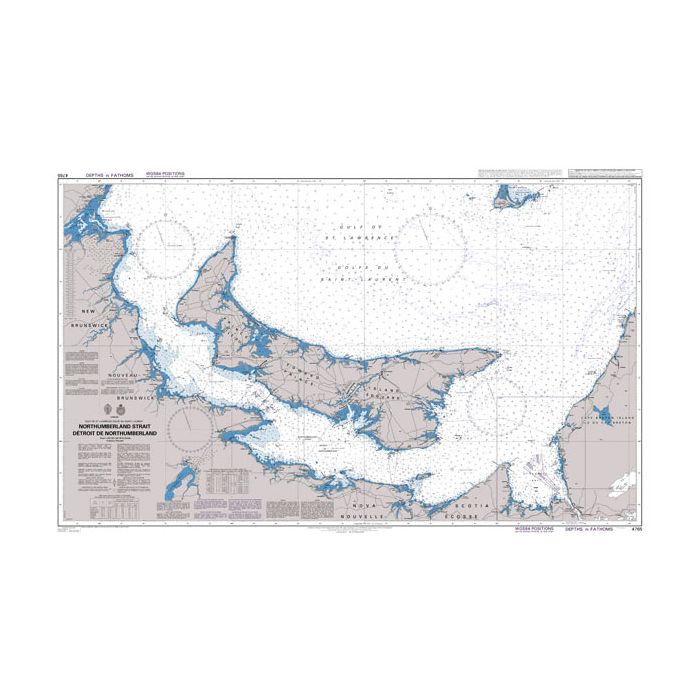Admiralty Chart 4765 - Northumberland Strait | Stanfords