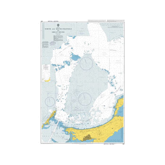 Admiralty Chart 867 - Bermuda North and South Channels to Great Sound ...