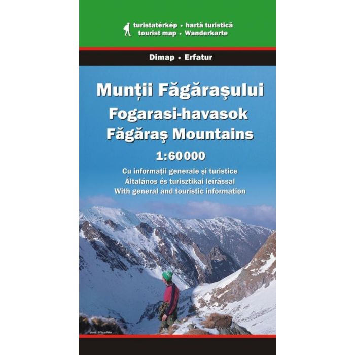 Fagaras Mountains, Romania | Dimap Tourist Map | 1:60,000 | Stanfords
