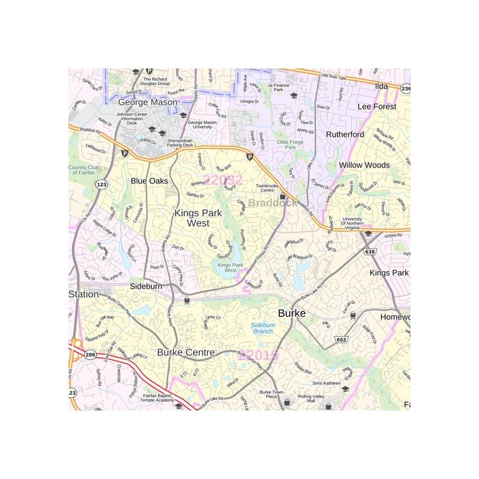 Map Of Downtown Fairfax Va