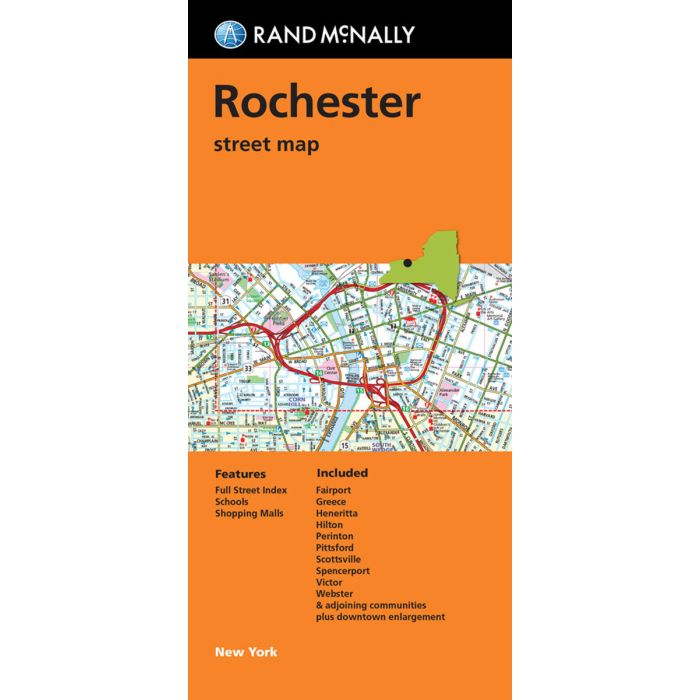 Rochester NY Rand McNally Street Plan | Stanfords