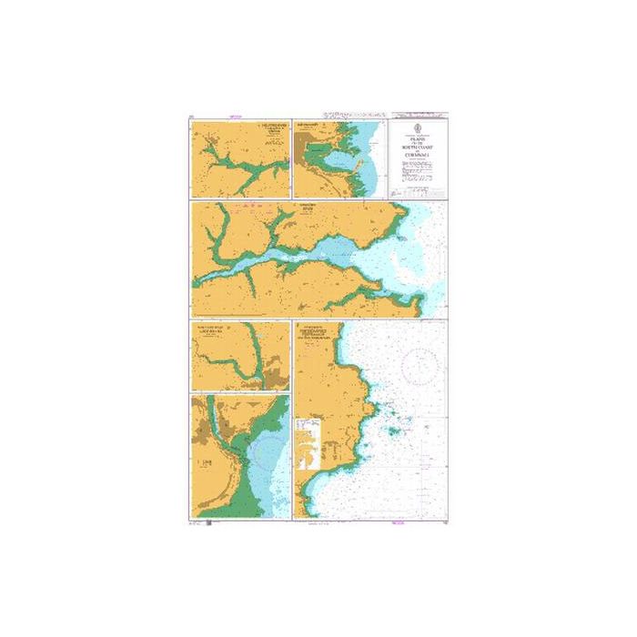 Admiralty Chart 147 - Plans on the South Coast of Cornwall | Stanfords