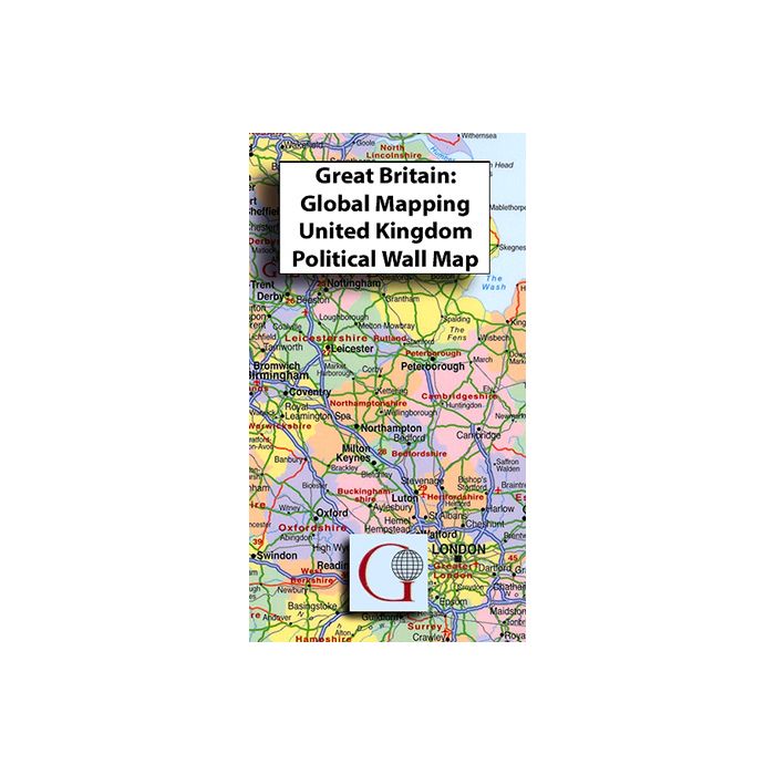 United Kingdom Global Mapping Political A3 Wall Map | Stanfords