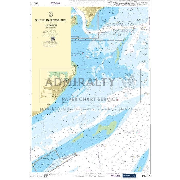 Admiralty Chart SC5607_4 - Southern Approaches to Harwich | Stanfords