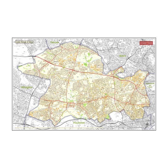 Ealing Borough Map | Stanfords