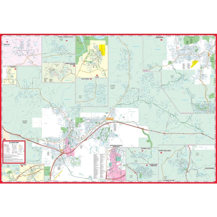 Flagstaff and Vicinity Map | Stanfords