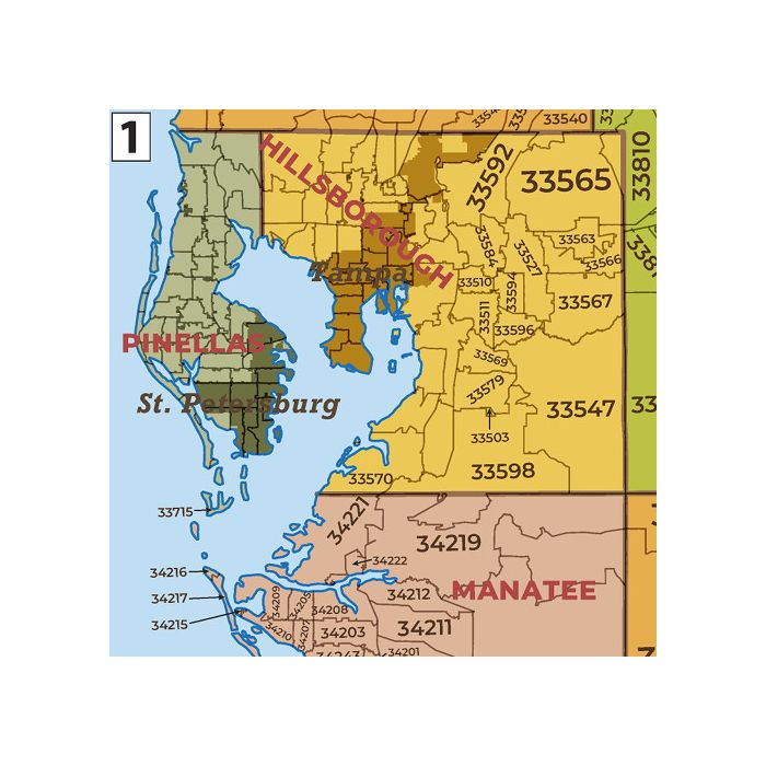 Florida Counties Map With Zip Codes