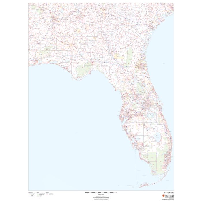 Florida ZIP Code Map | Stanfords