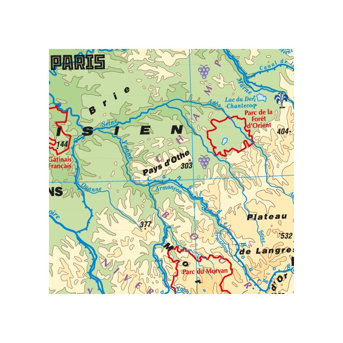 Political Map Of France Ezilon Maps