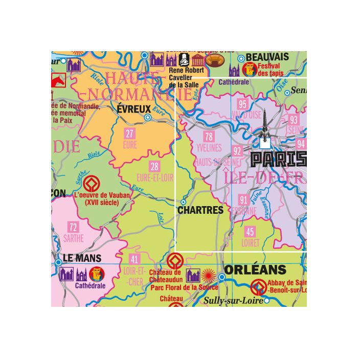 Large Map Of France Large Old Political And Administrative Map Of