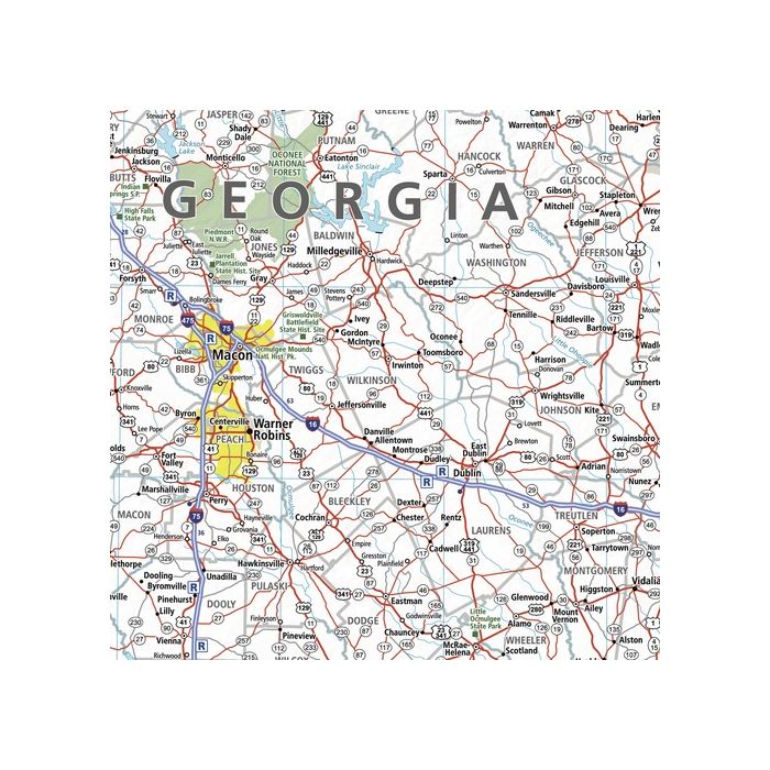 Georgia Highway Map Official