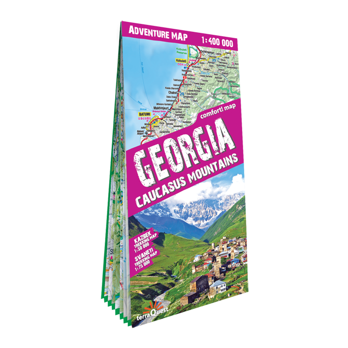 Mountan Range Georgia Map