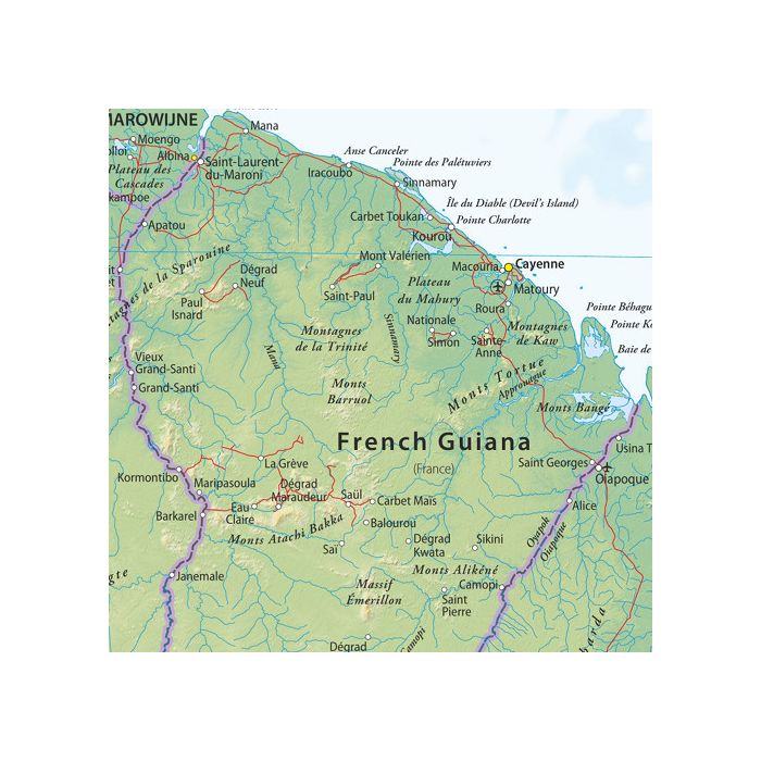 Guiana Map Shapefile Of Guyana's Coastal Villages GuyNode's Blog