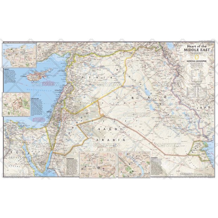 Heart of the Middle East - Published 2002 | Stanfords