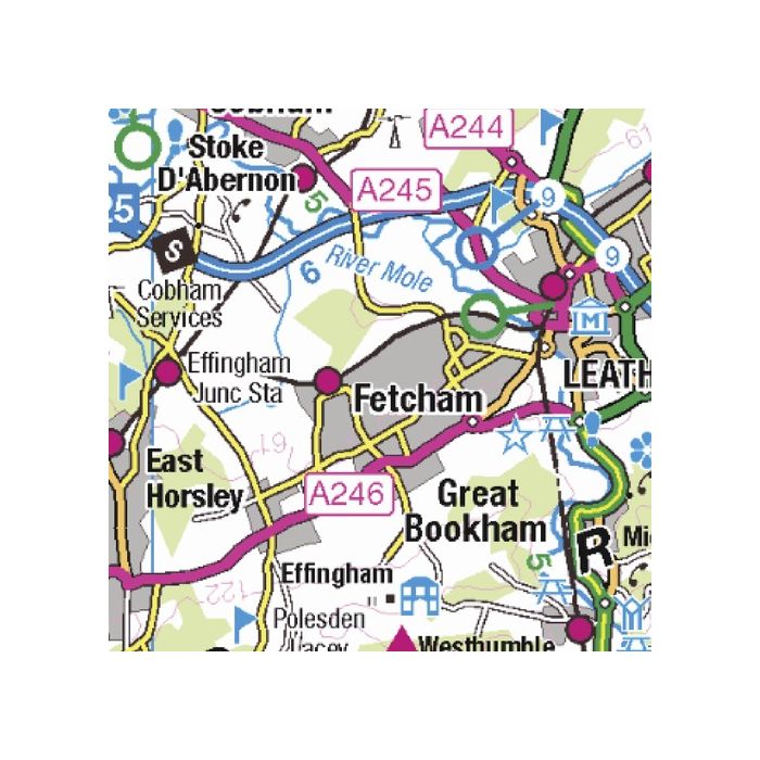Detailed Map Of Surrey England File:Speed's Map Of Surrey 1610 Colour