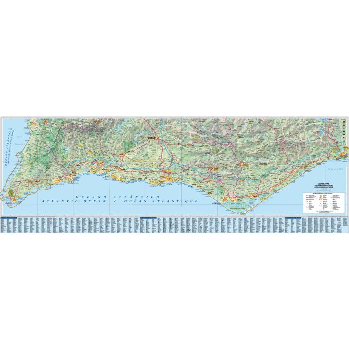 Map Of Algarve Portugal Map Of Faro Portugal Hi Res Stock Photography