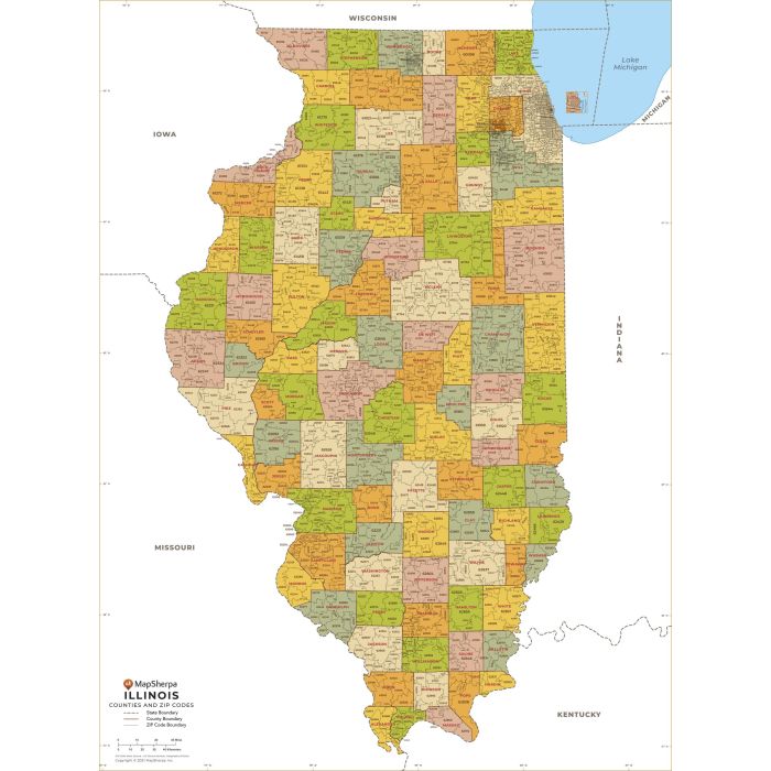 Illinois Zip Code Map Printable Illinois Zip Code Map Printable