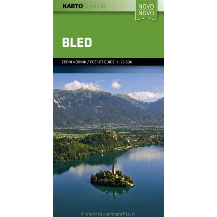 Bled • 1:25,000 Pocket Map • Kartografija | Stanfords